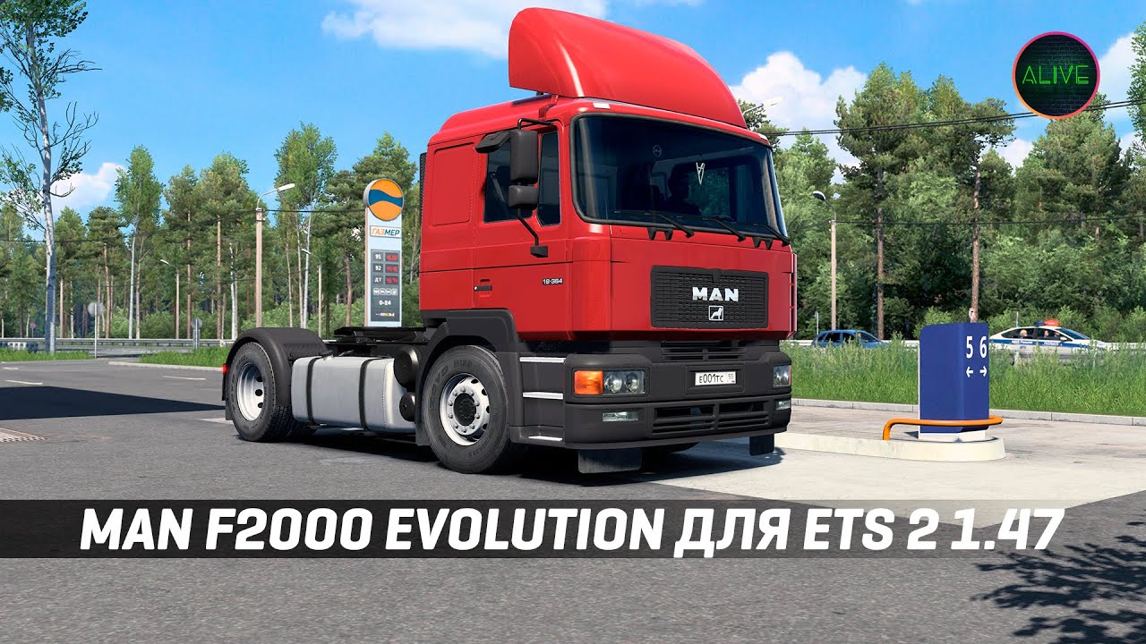 MAN F2000 EVOLUTION - ОБЗОР МОДА ДЛЯ #ETS2 1.47 - YouTube