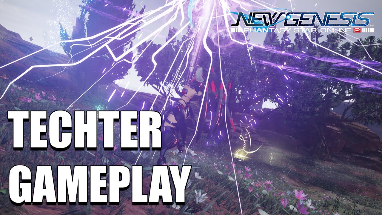 Phantasy Star Online 2: New Genesis - Techter | Global CBT Gameplay ...
