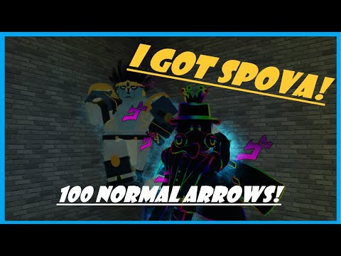 Using 100 Stand Arrows in Stand Upright! [Got a SP OVA!] | Stand ...