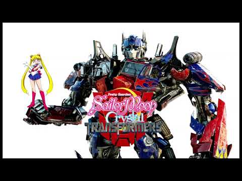 Sailor Moon Crystal and Transformers (usagi tsukino & optimus prime)