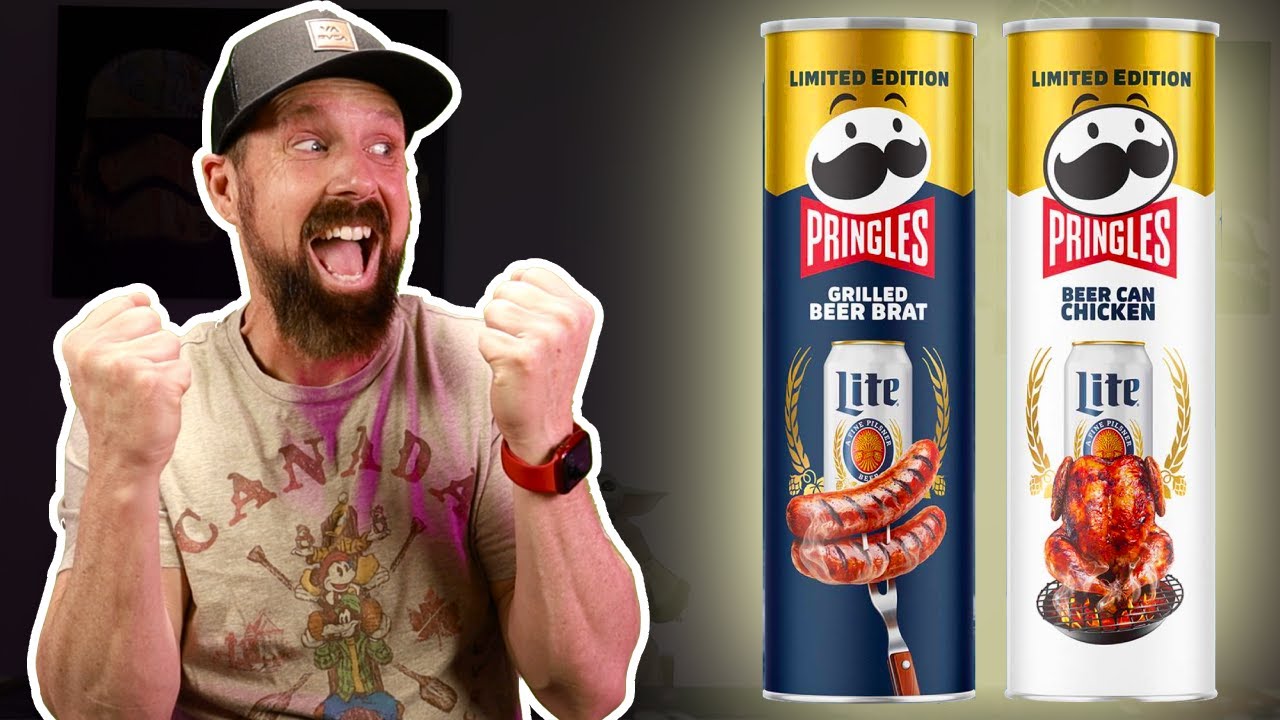 New Miller Lite Flavored Pringles - YouTube