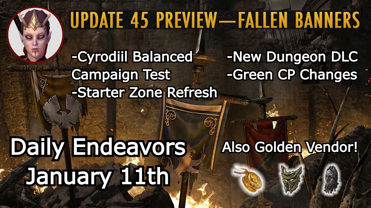 Fallen Banners | January 11th Daily Endeavors Walkthrough - The Elder ...