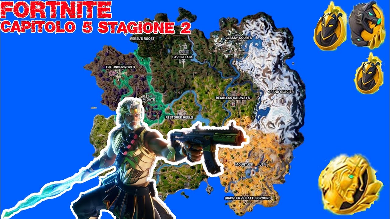 FORTNITE - CAPITOLO 5 - STAGIONE 2 - L'INIZIO DEI MITI E MORTALI! - YouTube