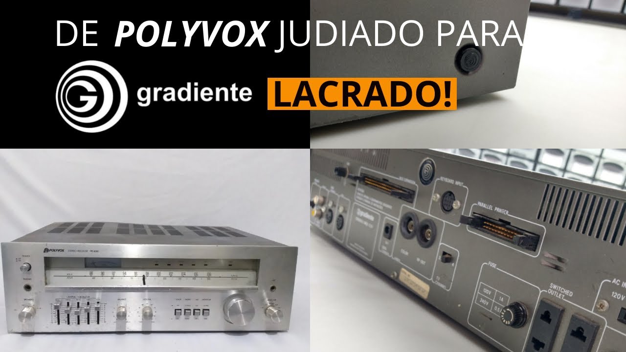 Receiver Polyvox PR4080 - Finalizando um Polyvox e iniciando um ...