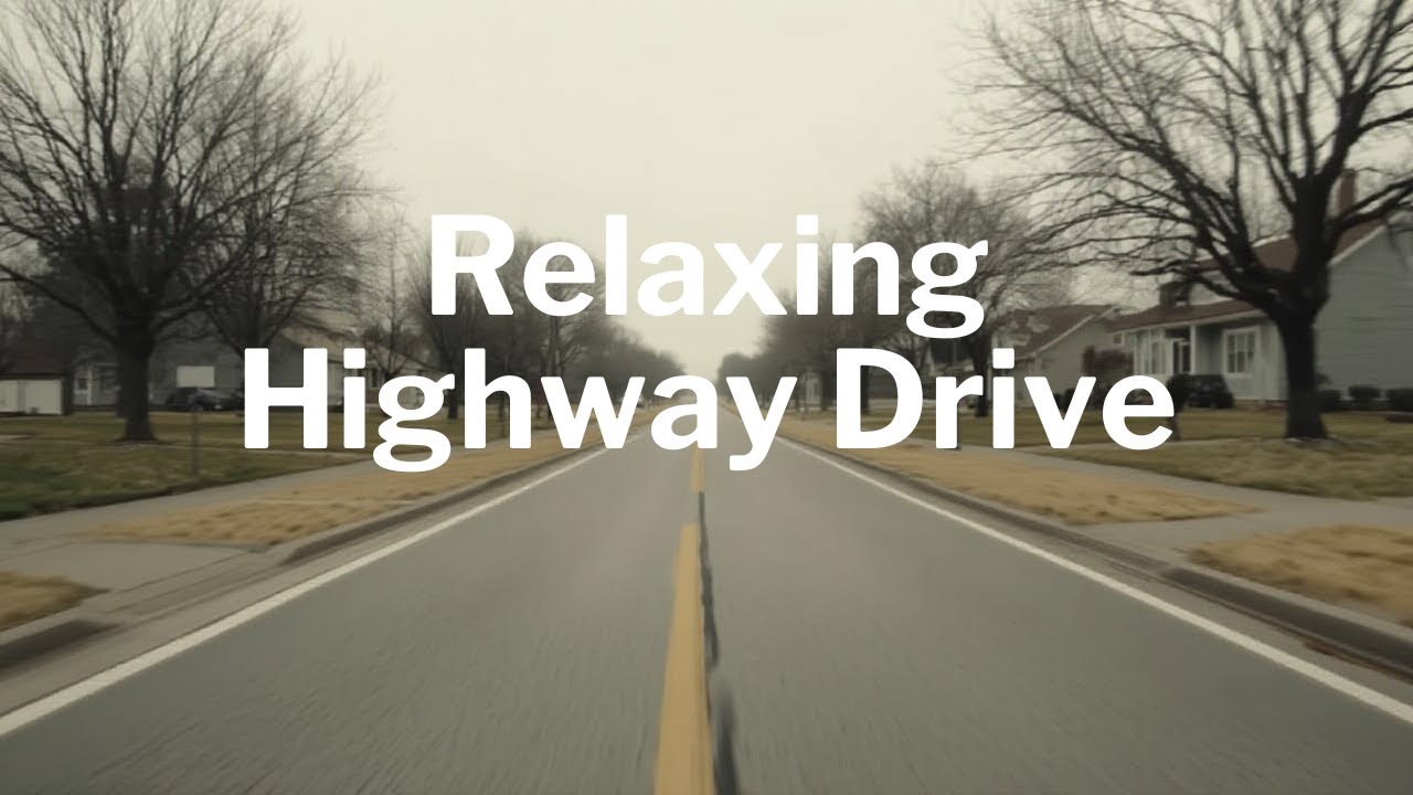 Relaxing Highway Drive | Forward Facing Dashcam - YouTube