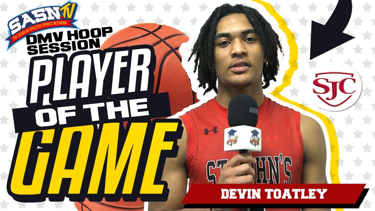 DMV Hoop Session Interviews St John's Devin Toatley - YouTube