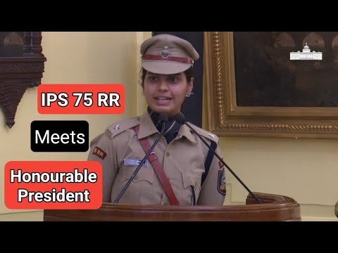 75RR IPS Ptobationer Meet Hon's President🇮🇳 ️ ️🤝 ️@KalyanBharat ...