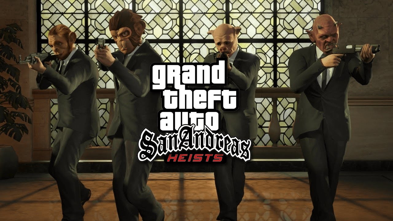 Gta San Andreas Bank Heists Mod - YouTube