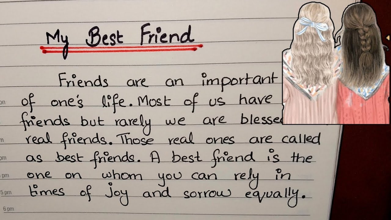 Short Essay on "MY BEST FRIEND" in English | My Best Friend Essay | FEW ...