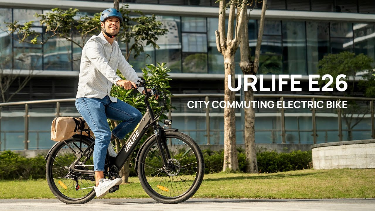 URLIFE E26 26 INCH URBAN COMMUTING ELECTRIC BIKE - YouTube
