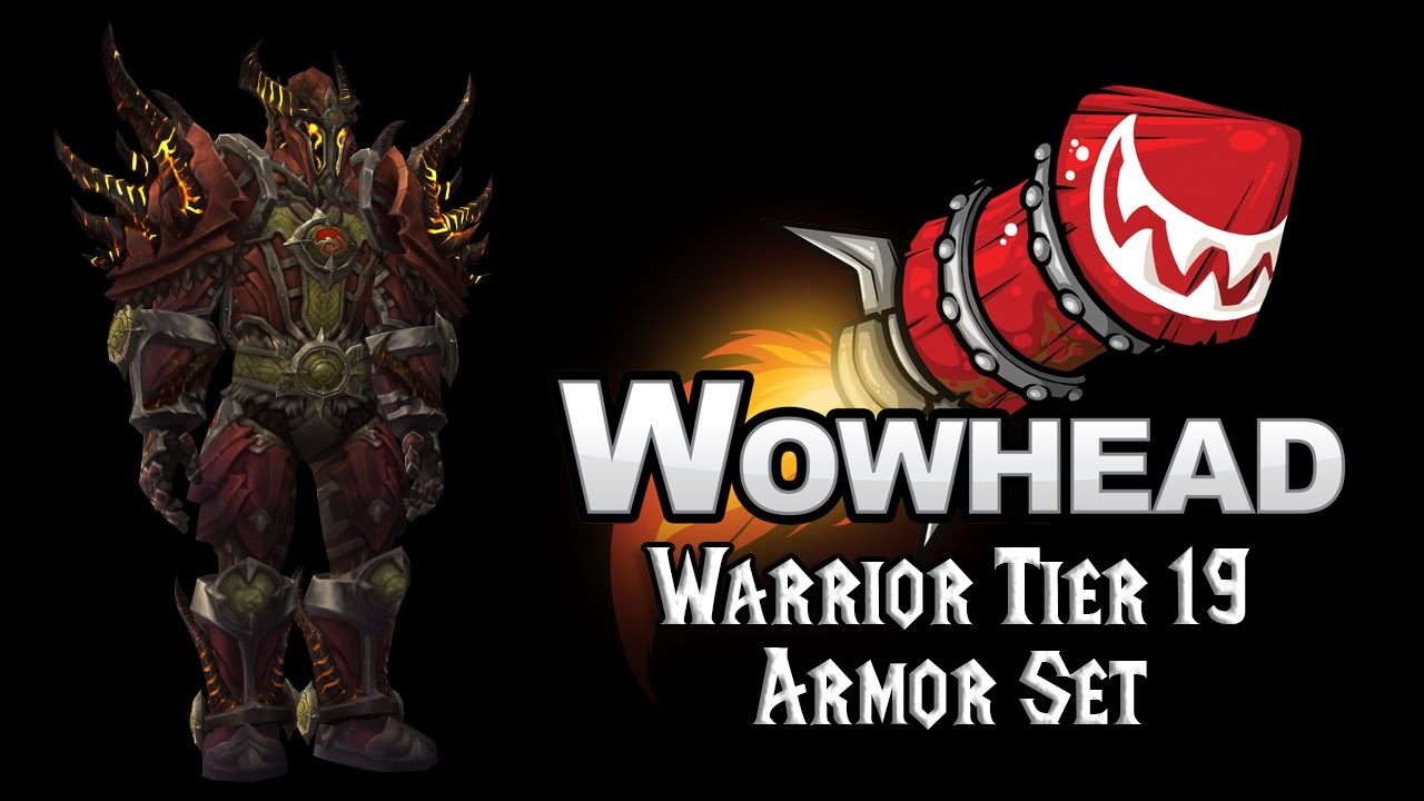 Warrior Tier 19 Armor Set - YouTube