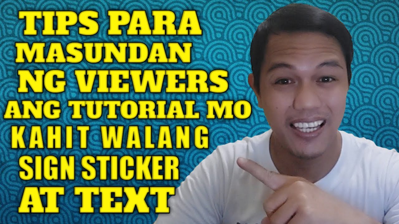 Tips para lumaki ang image ng tutorial at madaling sundan ng ma viewers - YouTube