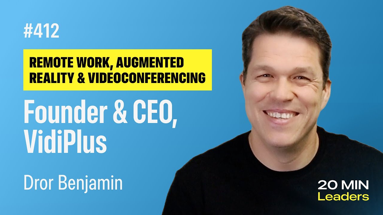 Ep412: Dror Benjamin | Founder & CEO, VidiPlus - YouTube