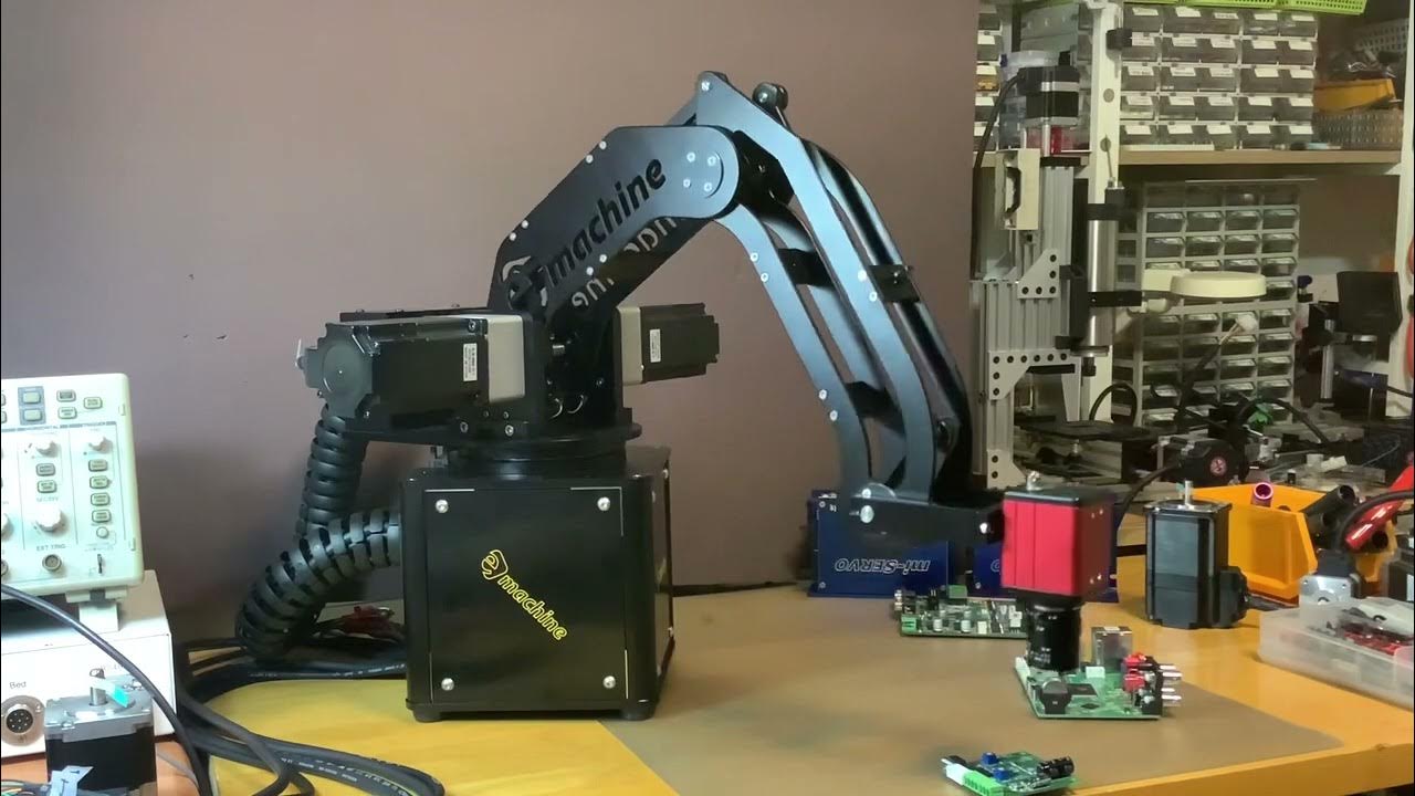 MIS330D 컨트롤러로 구동하는 Robot Arm ( 3DOF ) - YouTube