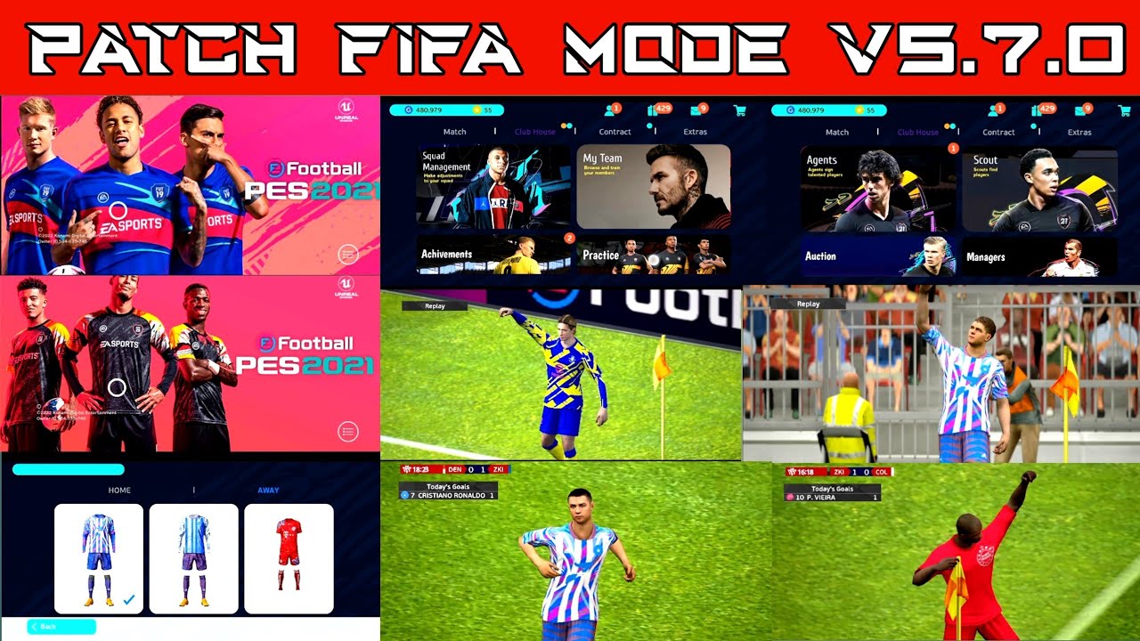 New Patch Fifa Mode v5.7.0 | Pes 2021 | Zakipes - YouTube