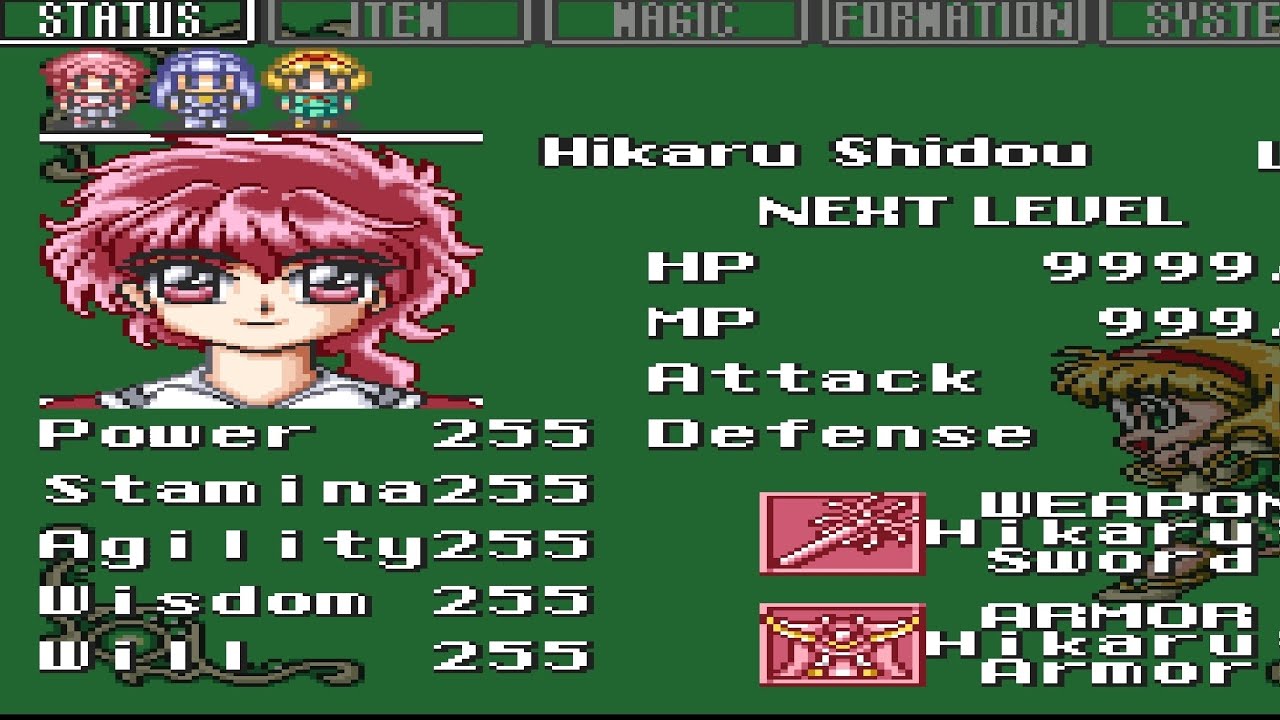 Magic Knight Rayearth - SNES - Cheat Codes #emulator #cheatcodes #snes ...