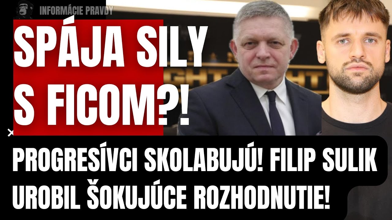 Spája sily s Ficom!? Filip Sulik urobil šokujúce rozhodnutie ...