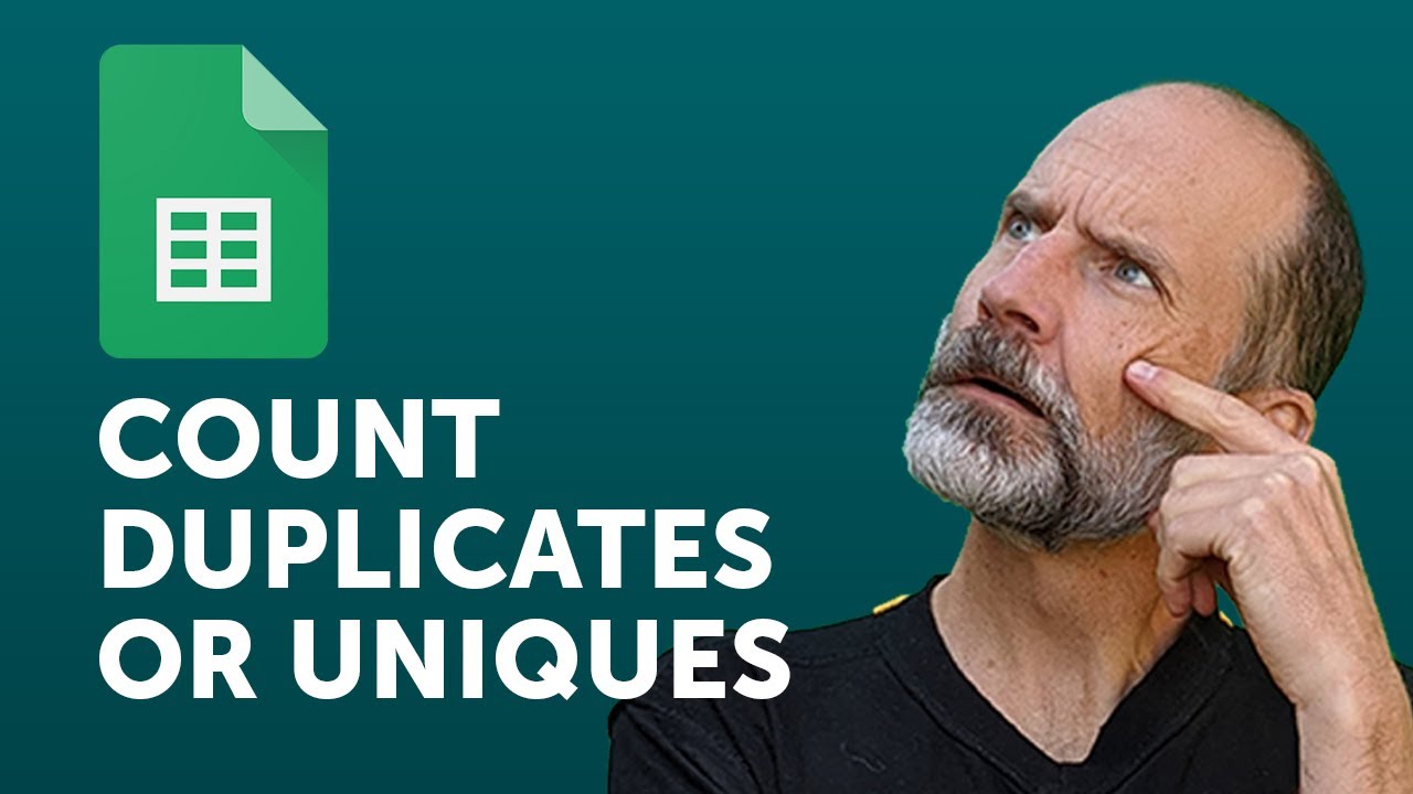 Google Sheets Count Duplicate Or Unique Values YouTube Google Sheets Count Duplicate Or Unique Values YouTube
