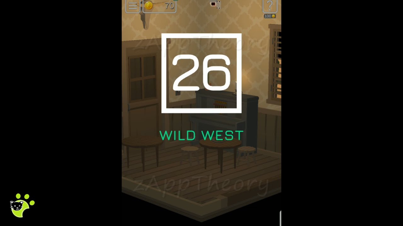 50 Tiny Room Escape 26 Wild West (3/3 Cards) Full Walkthrough (Kiary ...