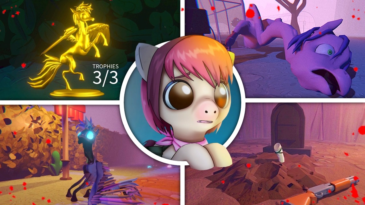 MY PUTRID PONIES CHAPTER 2 - ALL Trophies & Secrets | Full Game ...
