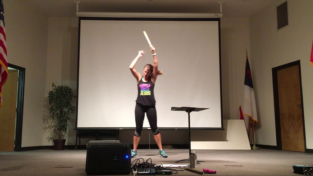 "Light that Fire" drumstick Choreography - YouTube