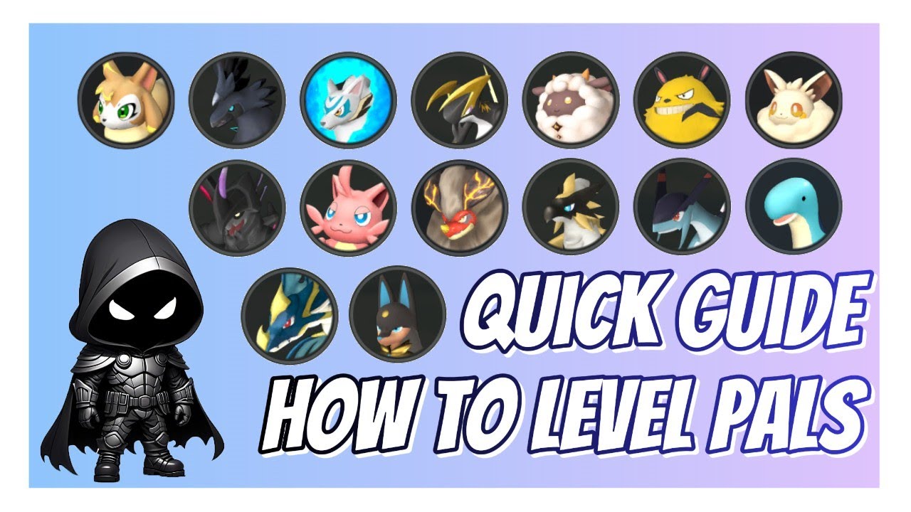 3 Methods to Level up Pals Fast #palworld - YouTube