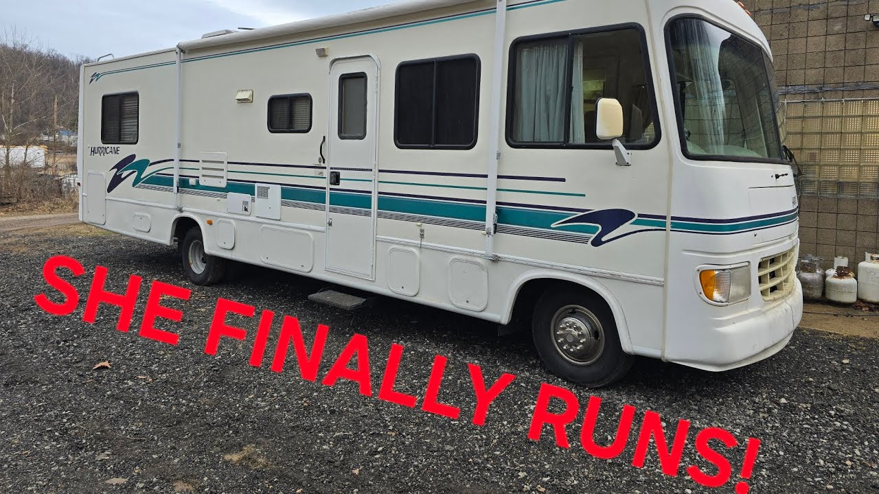 UPDATE on the $1600 Auction Motorhome! 1996 Ford Hurricane Class A With ...
