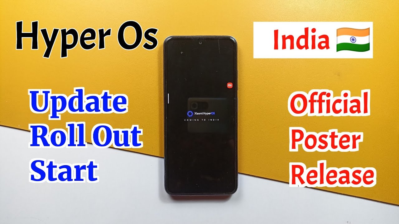 Hyper OS Official Poster release in India January Hyper OS Update ...