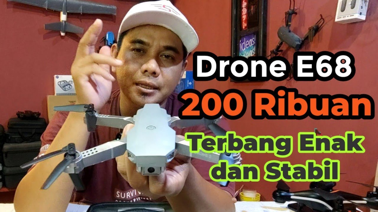 Drone murah 200 ribuan berkamera terbang stabil - YouTube