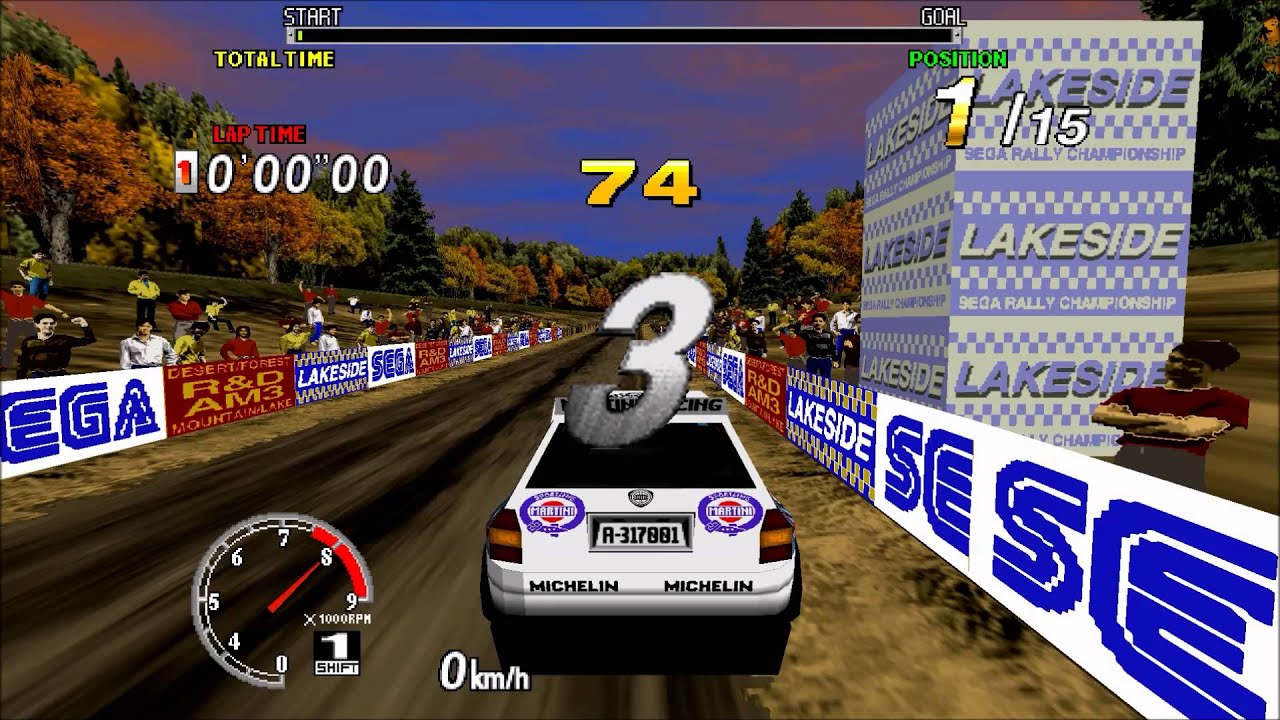 Sega Rally Championship Arcade Complete run 1080p - YouTube