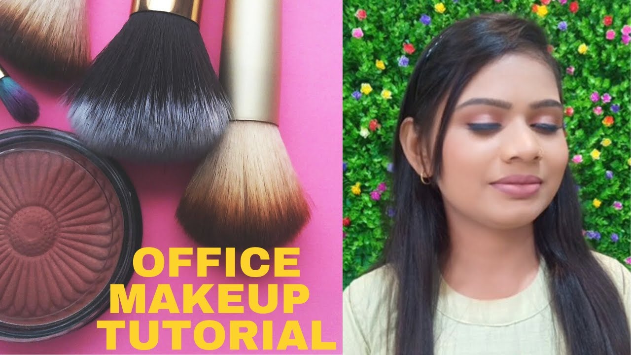 Begineer Level Self Makeup Tutorial || Office make up tutorial || Self ...