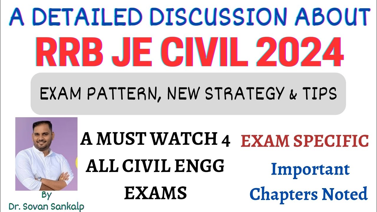 RRB JE 2024 DETAILED INFORMATION | CIVIL ENGINEERING | EXAM PATTERN ...