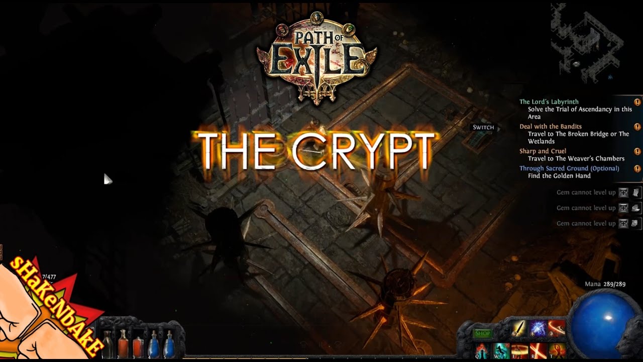 PATH of EXILE: THE CRYPT! [EP #3] - YouTube