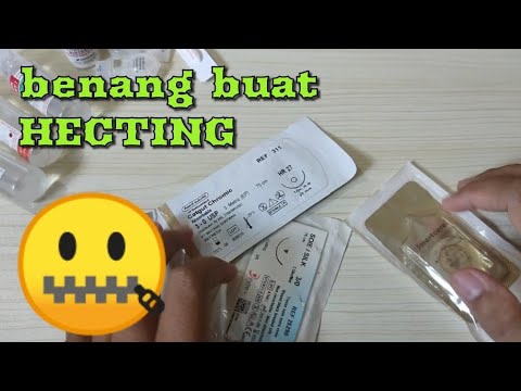 benang untuk hecting / jait - YouTube