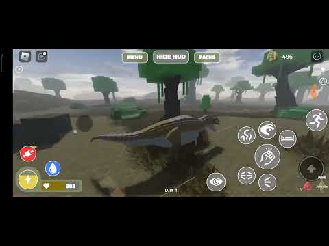 JOGANDO COM UM CARCHARADONTOSSAURO MUITO LEGAL! |PRIMEVAL EARTH ROBLOX ...