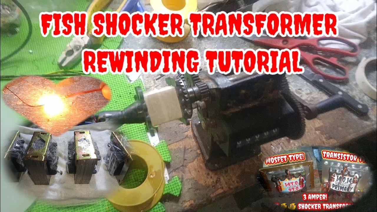 HOW TO REWIND FISH SHOCKER TRANSFORMER #FISHSHOCKER #FISHSTUNNER #fish ...
