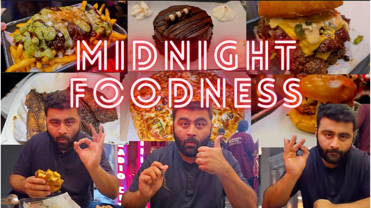 Food Marathon - All night of Eating 😋 | Chaska | Kulchay | Adel's ...