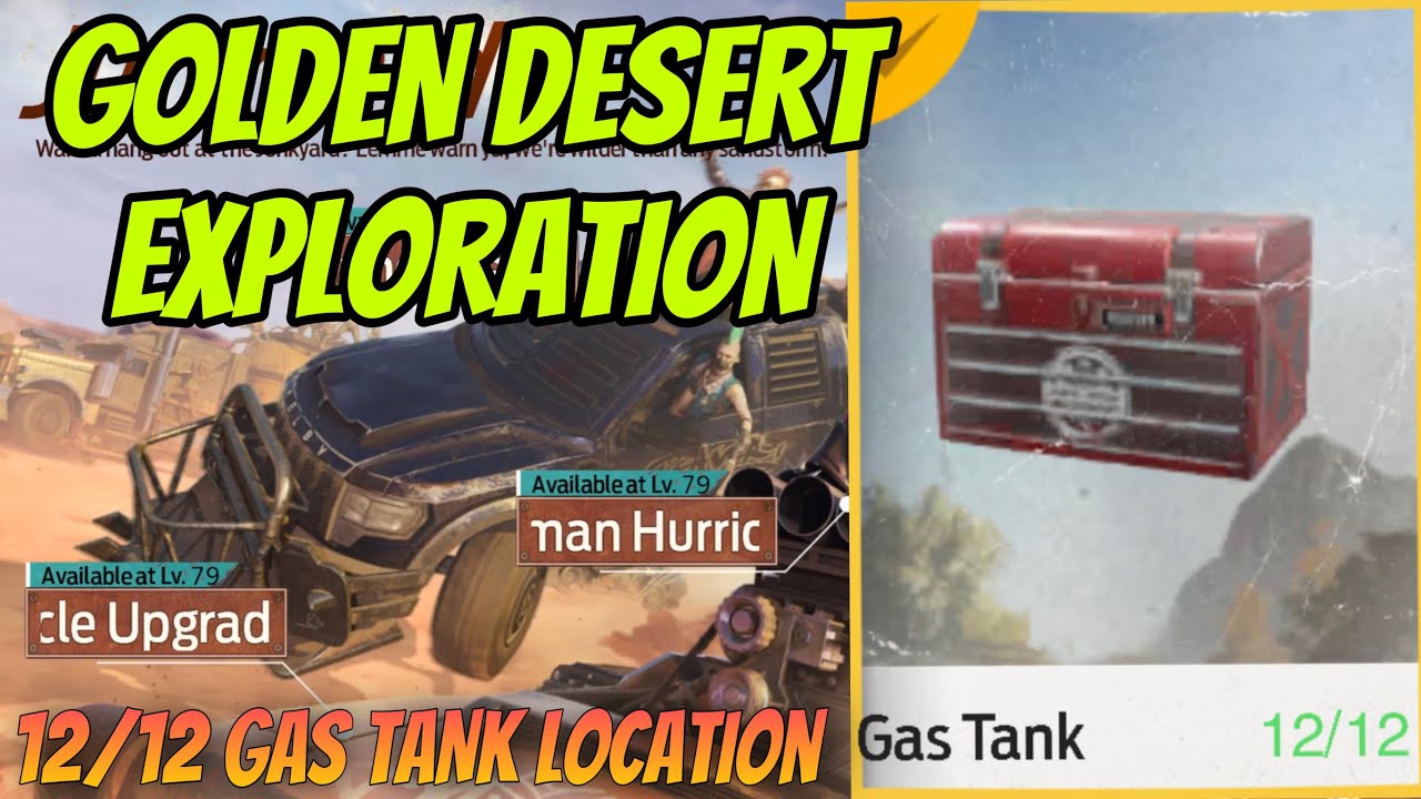 Undawn GAS TANK LOCATIONS 12/12 GOLDEN DESERT EXPLORATION - YouTube