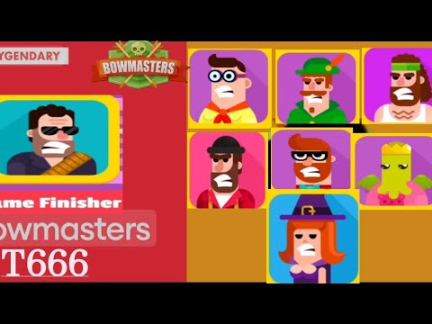 Bowmasters T666 7 in 1 #fun #games #epic #gameplay #gaming - YouTube