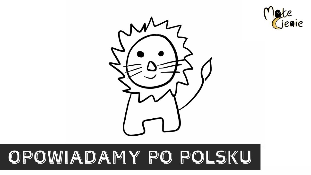 Jak narysować lwa - Prosty lew - nauka rysowania (łatwe) - YouTube