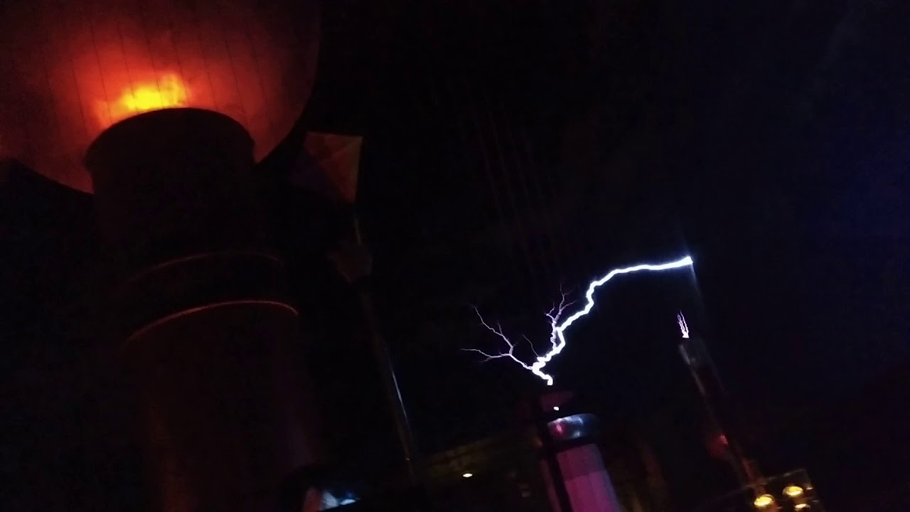 Museum of science indoor lighting storm - YouTube
