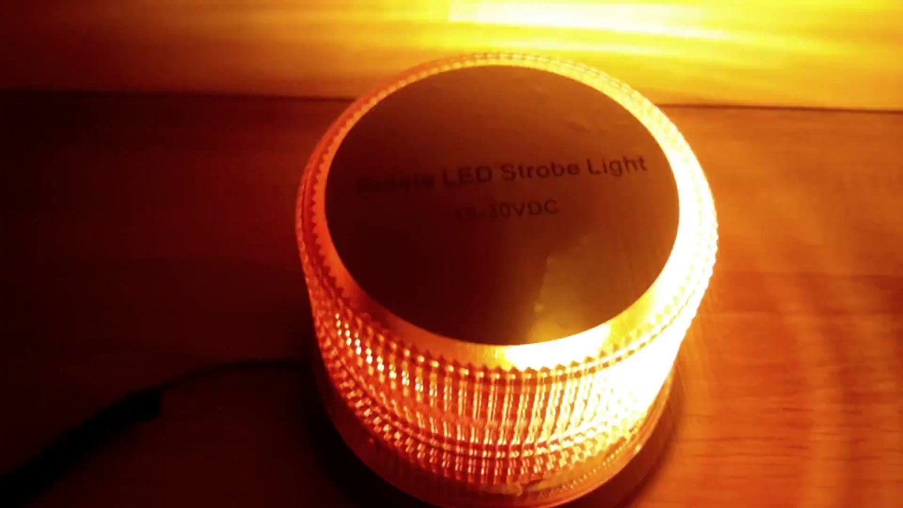 36W ΜΑΓΝΗΤΙΚΟΣ ΦΑΡΟΣ 72 LED 12/24V STROBE ΠΟΡΤΟΚΑΛΙ. - YouTube