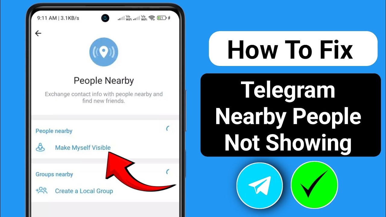 How to FIX Nearby People Not Showing on Telegram | telegram nearby ...