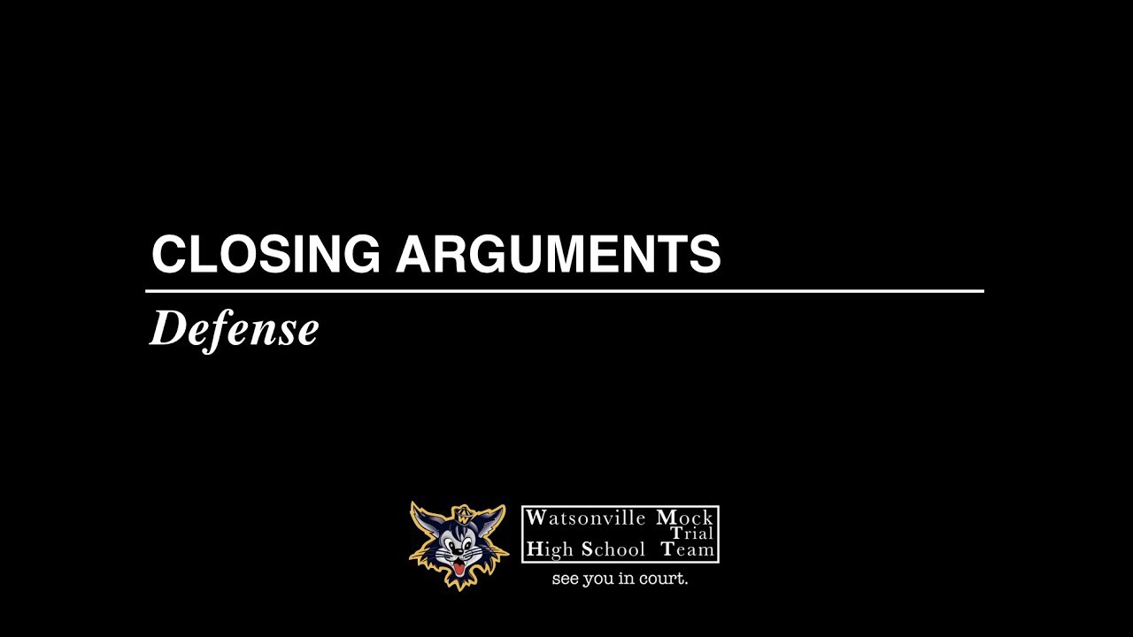 Closing Arguments: Defense - YouTube