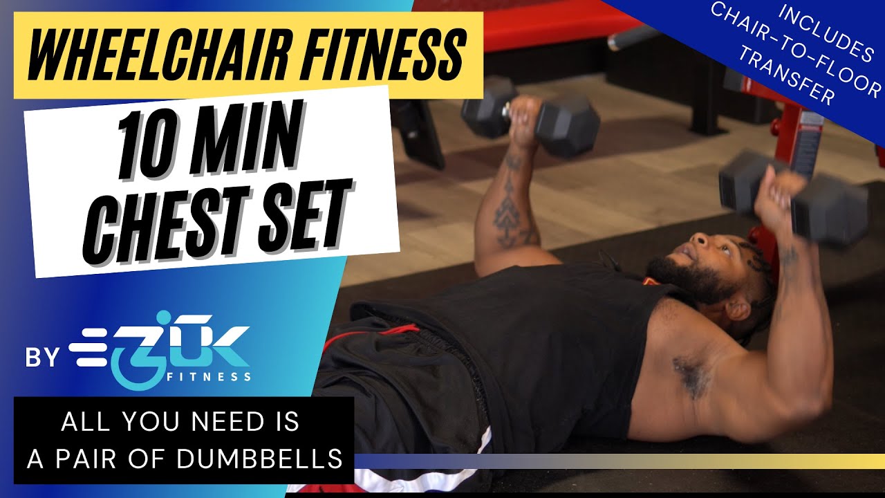 10 Minute Chest routine On the floor (plus stretching Warm-up) - YouTube