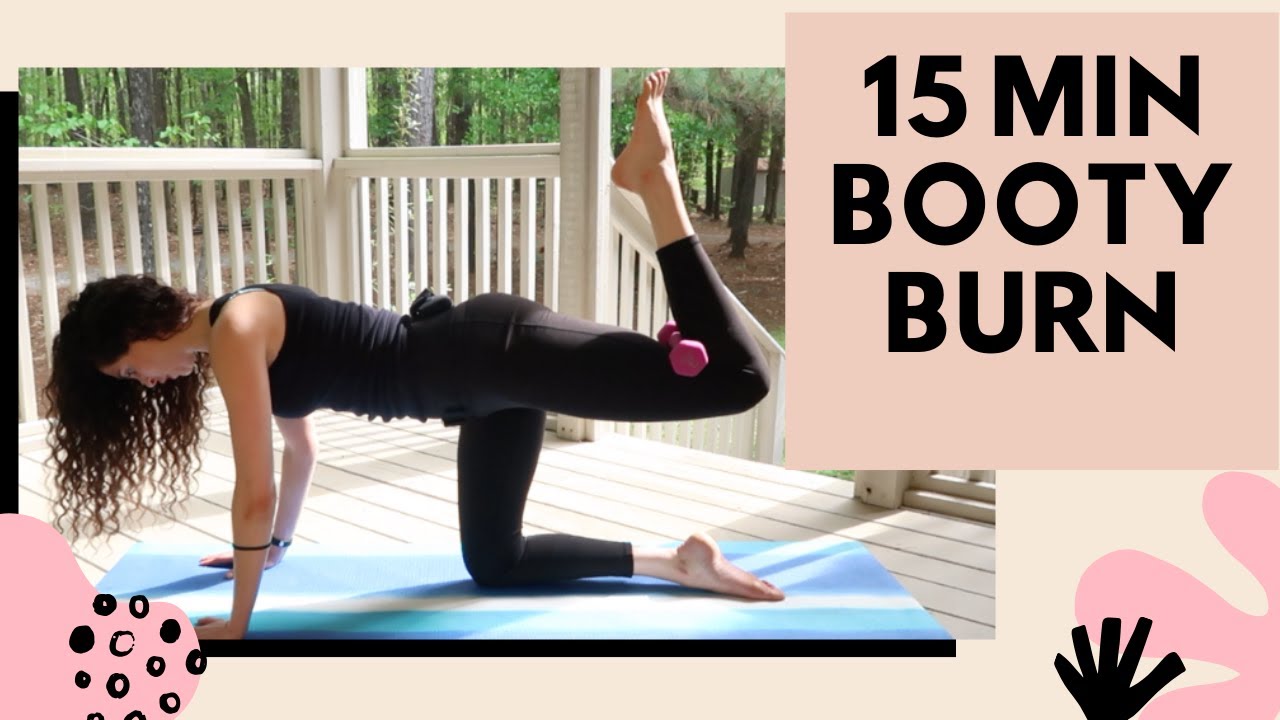 15 Min Booty Burn 🍑 At Home Youtube