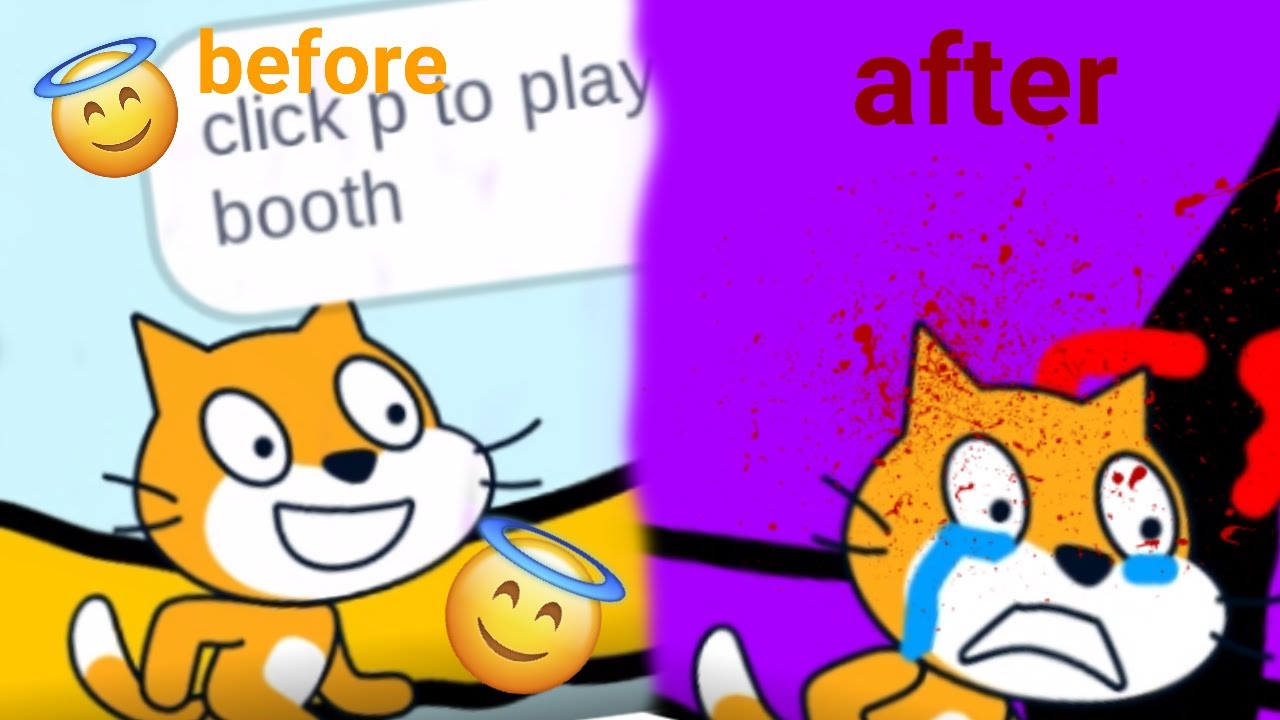 revisiting scratch's fun land, my demented kids theme park game - YouTube