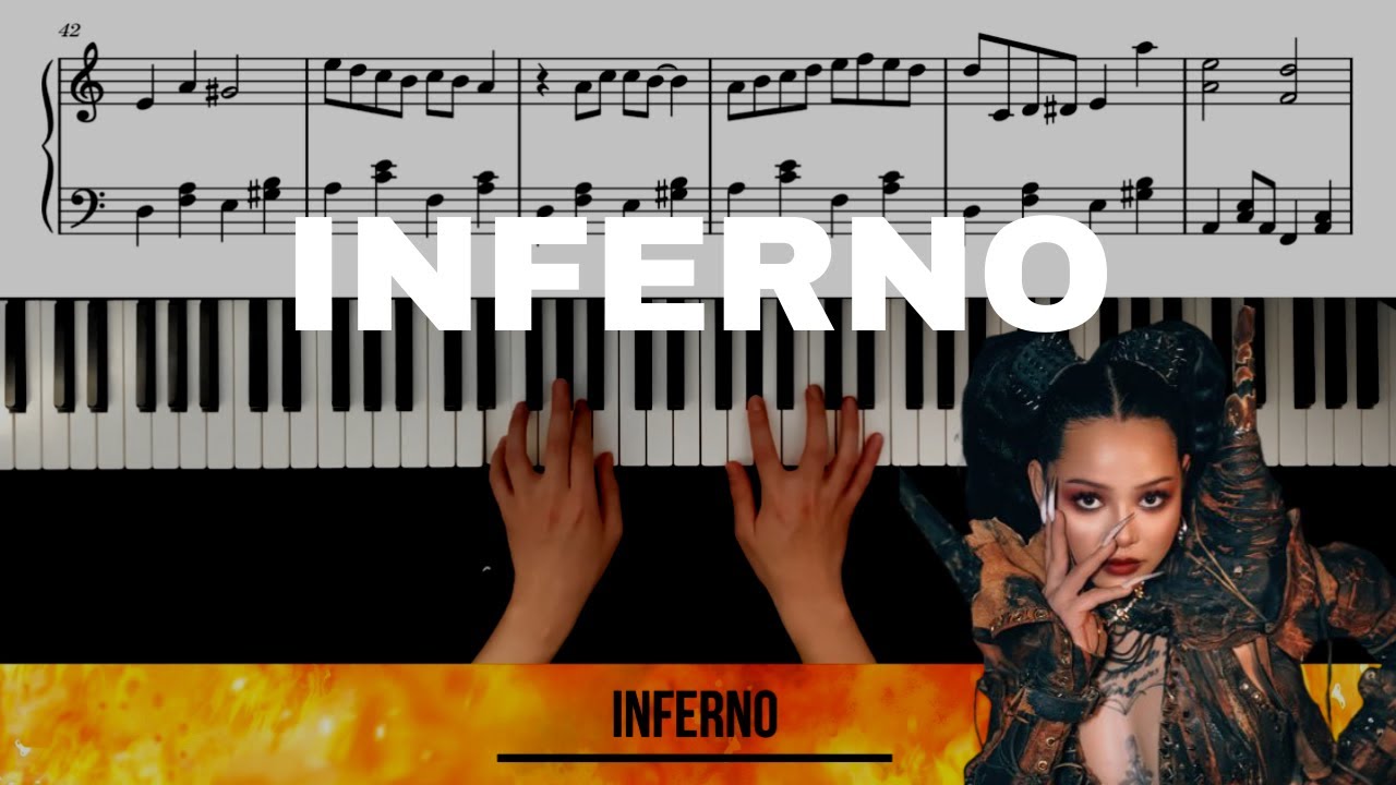 Sub Urban & Bella Poarch - INFERNO - Piano Cover/Tutorial with Sheets ...