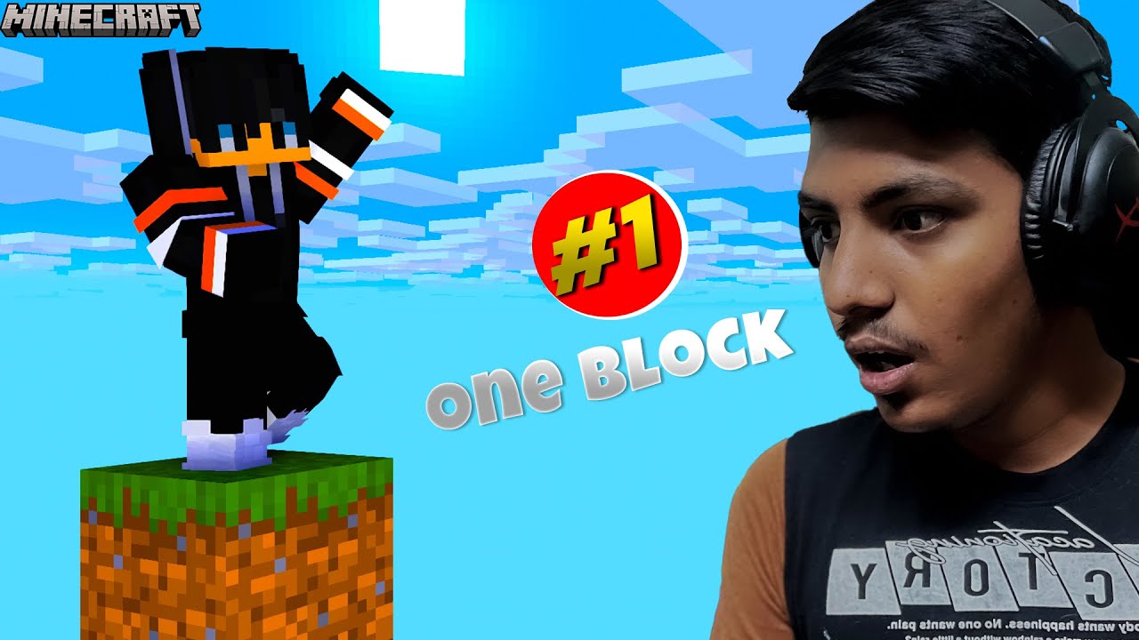 Minecraft One Block...... - YouTube