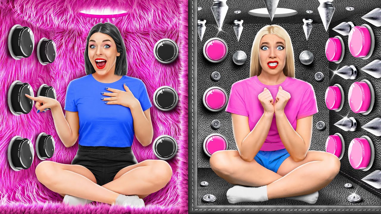 1000 Mystery Buttons Challenge Only 1 Lets You Escape | Funny Moments by Multi DO Best - YouTube